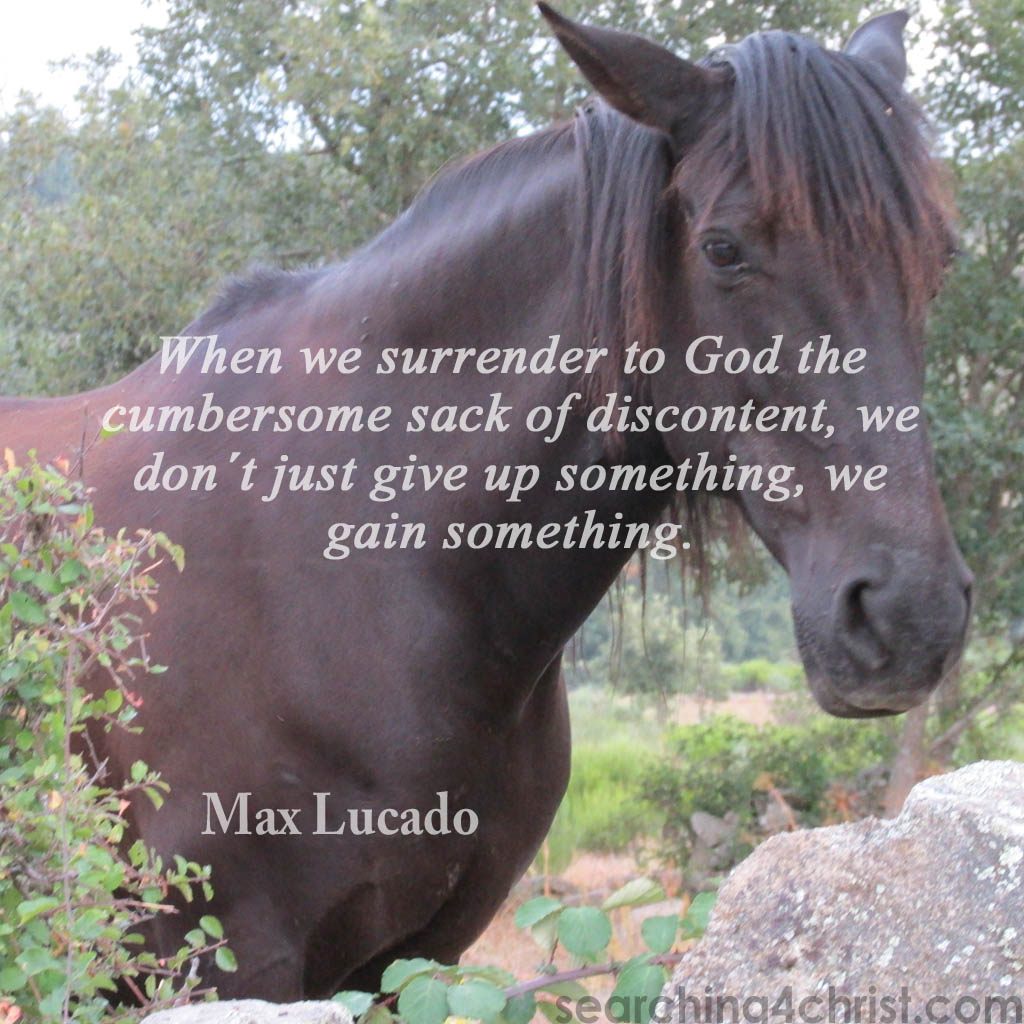 When We Surrender Discontent – Searching For Christ