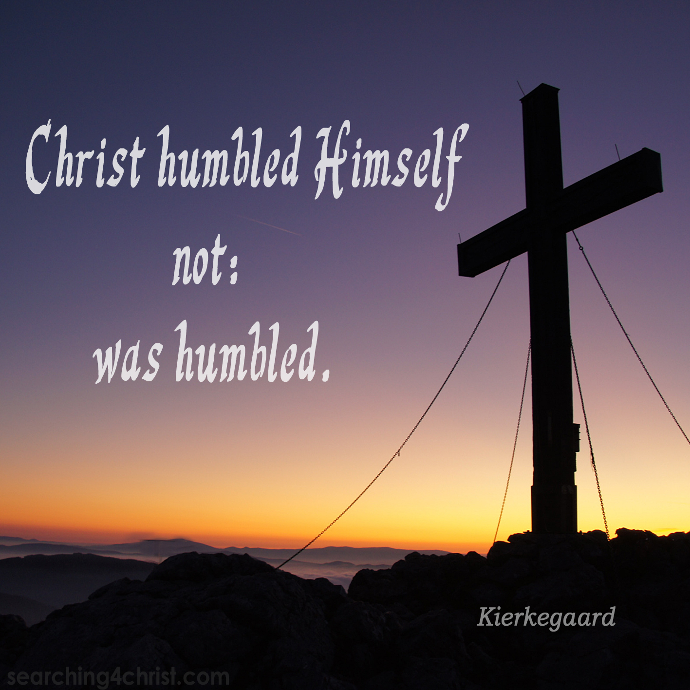 Christ Humbled Himself – Searching For Christ